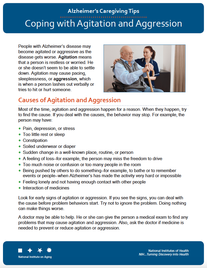 Coping with Agitation and Aggression | The Bridge